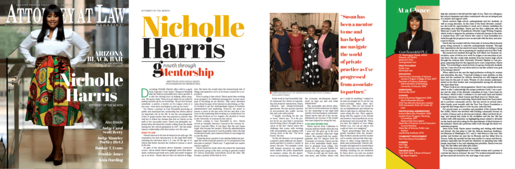 Nicholle Harris: Growth Through Mentorship | Attorney at Law Magazine