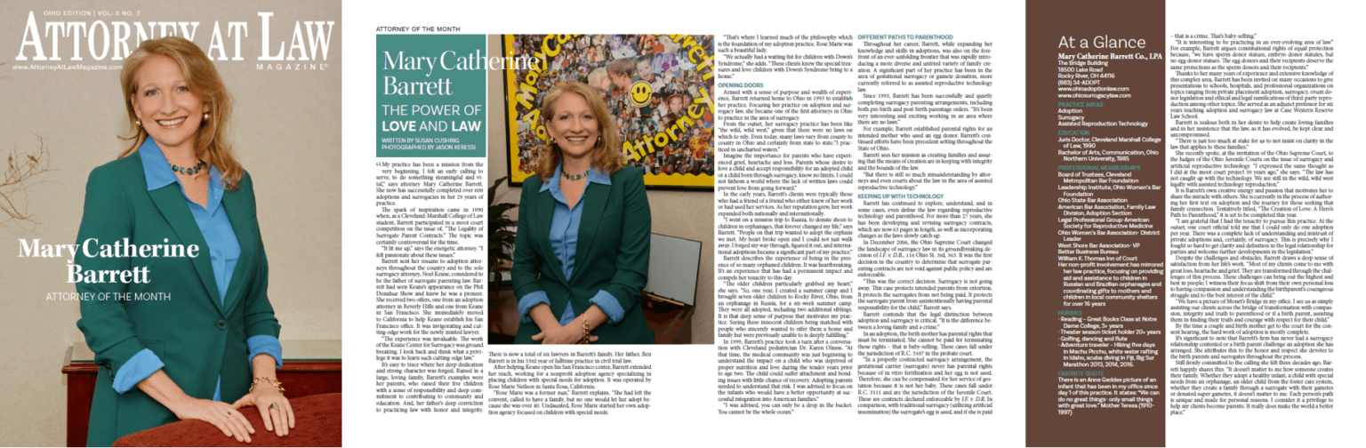 Mary Catherine Barrett: The Power of Love and Law | Attorney at Law ...