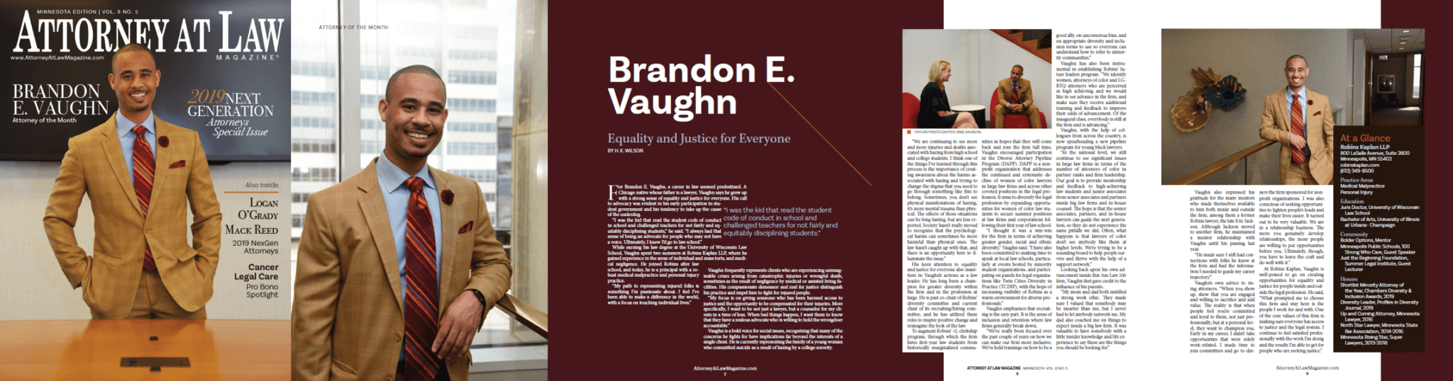 Brandon Vaughn: Equality and Justice for Everyone | Features