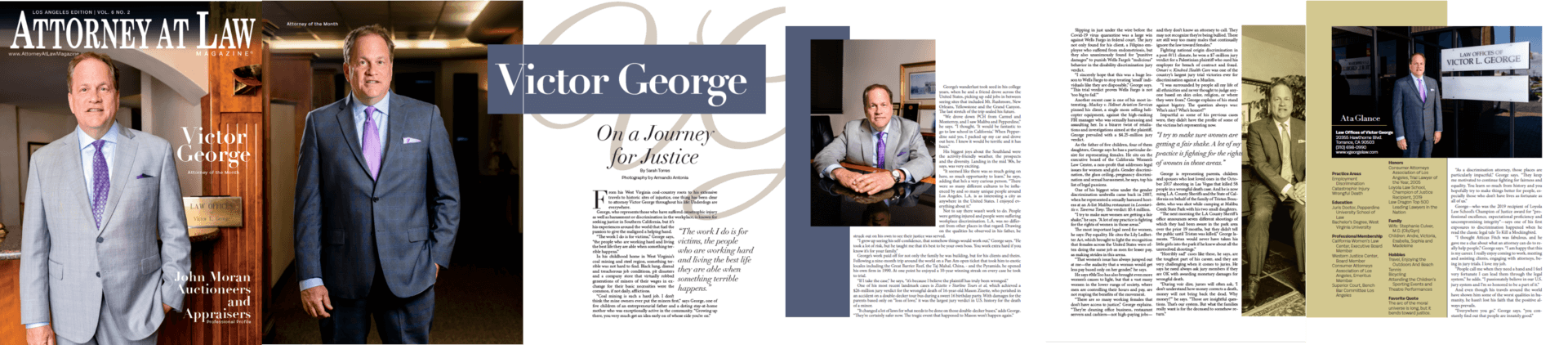 Victor George: On a Journey for Justice | Features