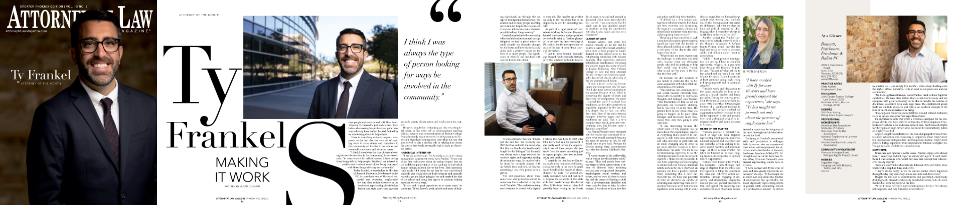 Ty Frankel: Making it Work | Attorney at Law Magazine